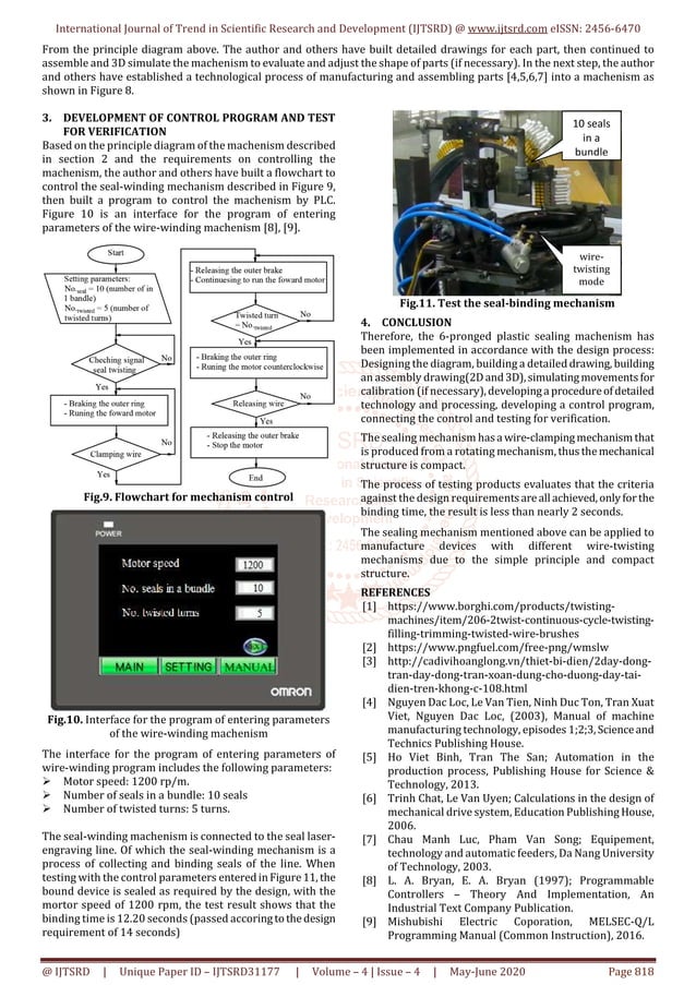 Research, Design and Manufacture of Seal Binding Automechanism for 6 ...