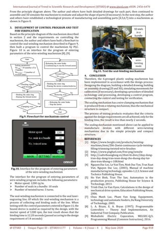 Research, Design and Manufacture of Seal Binding Automechanism for 6 ...