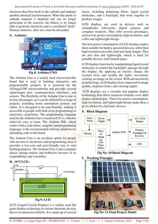 Solar Power Bank with Wireless Charging | PDF