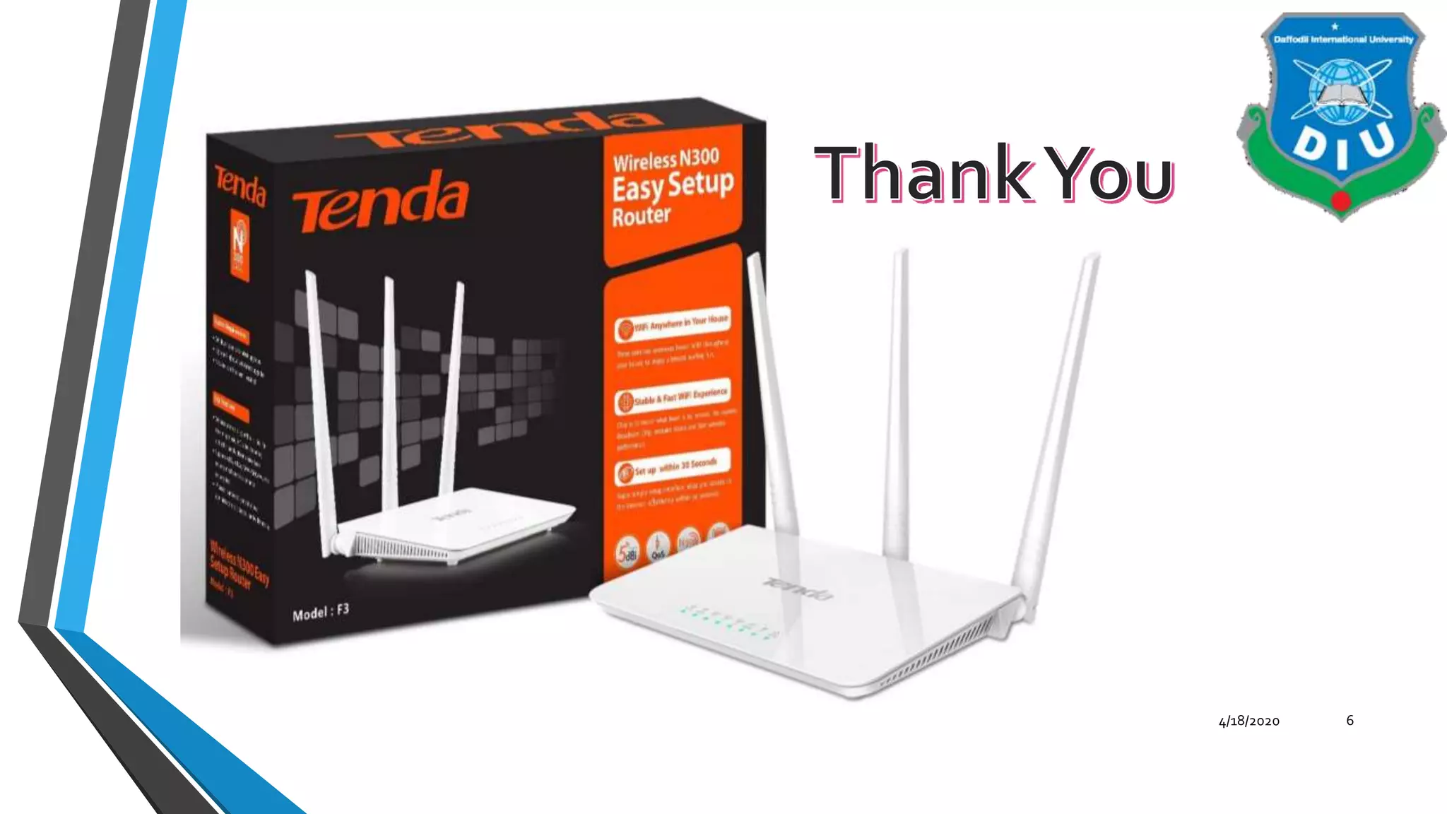 Wireless Router Simple Presentation First year | PPT