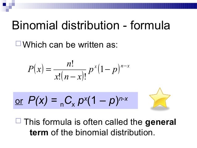 1630 the binomial distribution