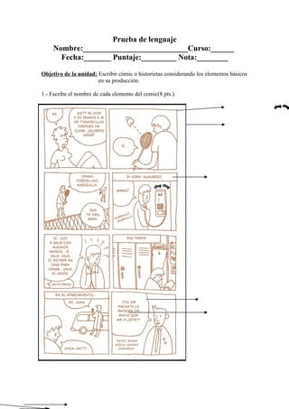 Prueba-de-lenguaje-comic-doc | DOC