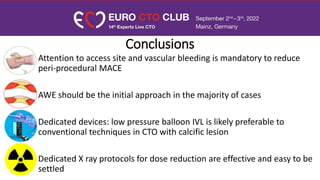 Alessio Mattesini: How to reduce periprocedural MACE rate in CTO PCI ...
