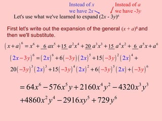 1631 the binomial theorem | PPT