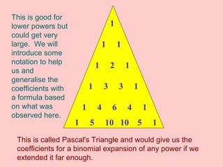 1631 the binomial theorem | PPT