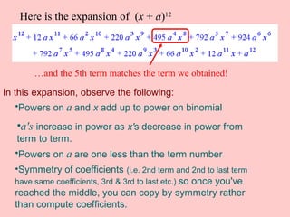 1631 the binomial theorem | PPT