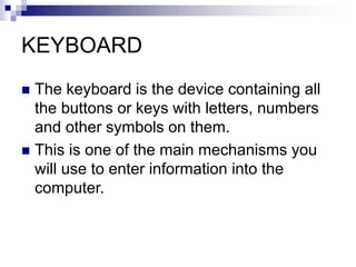 Keyboard basics and important keys to for beginners.ppt