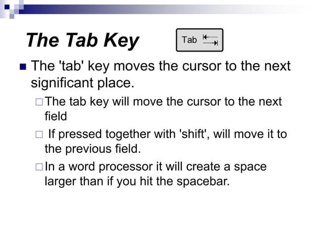 Keyboard basics and important keys to for beginners.ppt