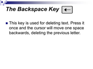 Keyboard basics and important keys to for beginners.ppt