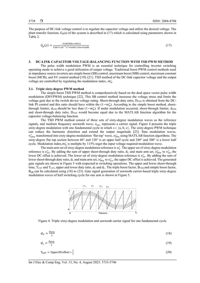 DC-link voltage balancing and control of qZ-source inverter fed induction motor drive | PDF ...