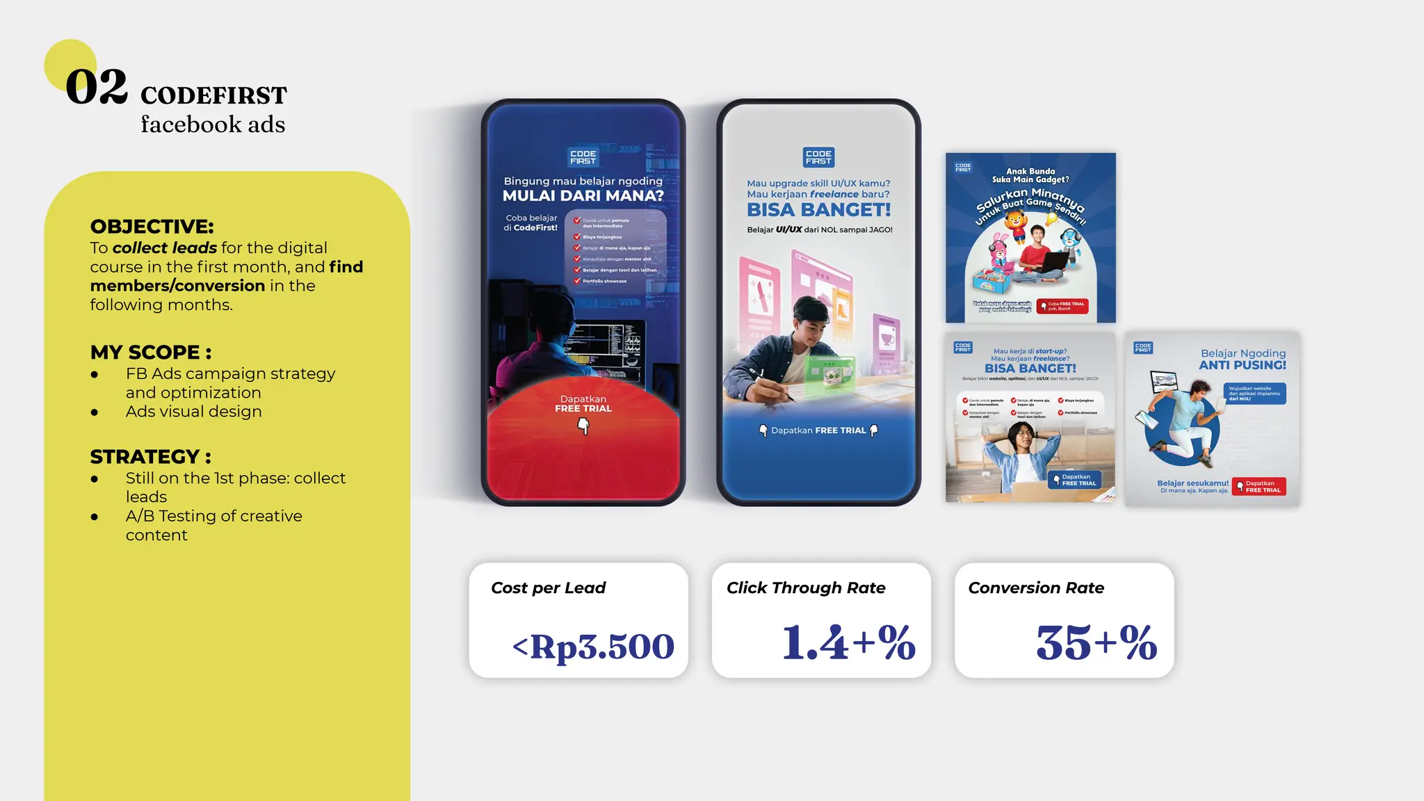 Contoh Portofolio Digital Marketing Ario Bimo Novianto | PDF