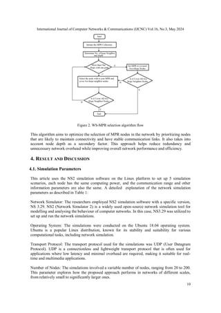 Improved MPR Selection Algorithm-Based WS-OLSR Routing Protocol | PDF