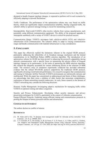 Improved MPR Selection Algorithm-Based WS-OLSR Routing Protocol | PDF
