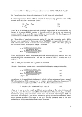 Improved MPR Selection Algorithm-Based WS-OLSR Routing Protocol | PDF