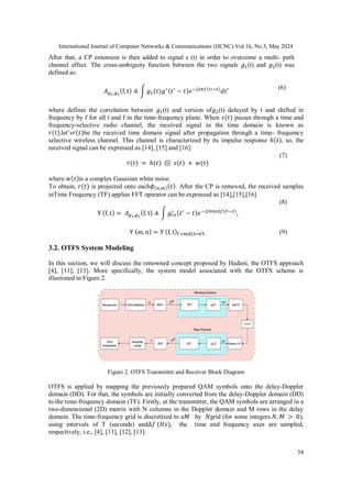 An Hybrid Framework OTFS-OFDM Based on Mobile Speed Estimation | PDF