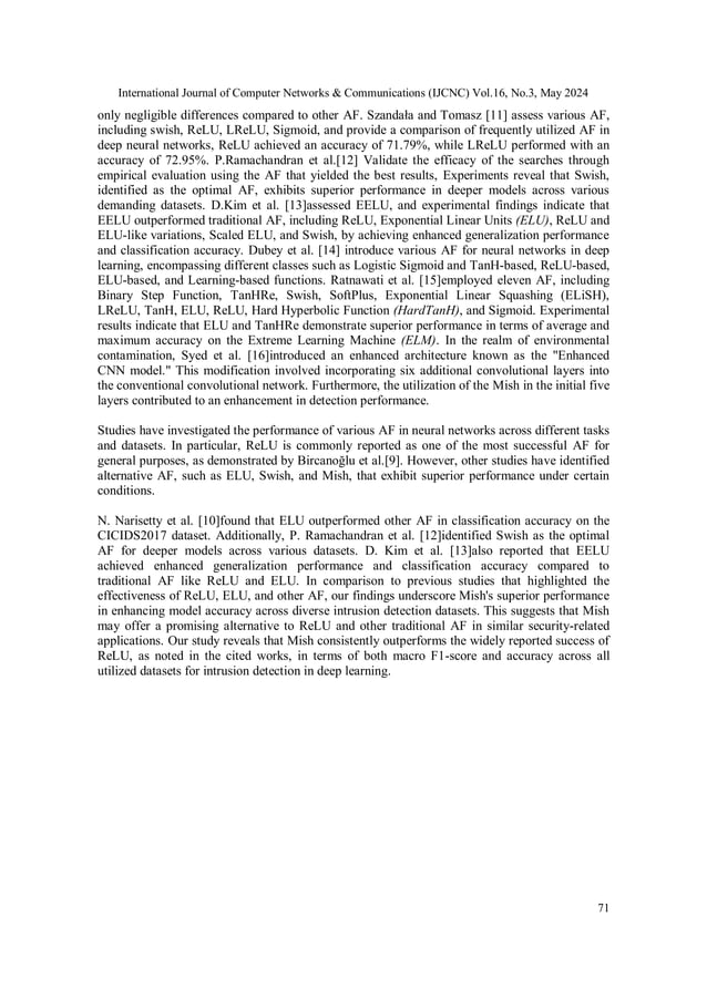 Optimizing CNN-BiGRU Performance: Mish Activation and Comparative Analysis | PDF