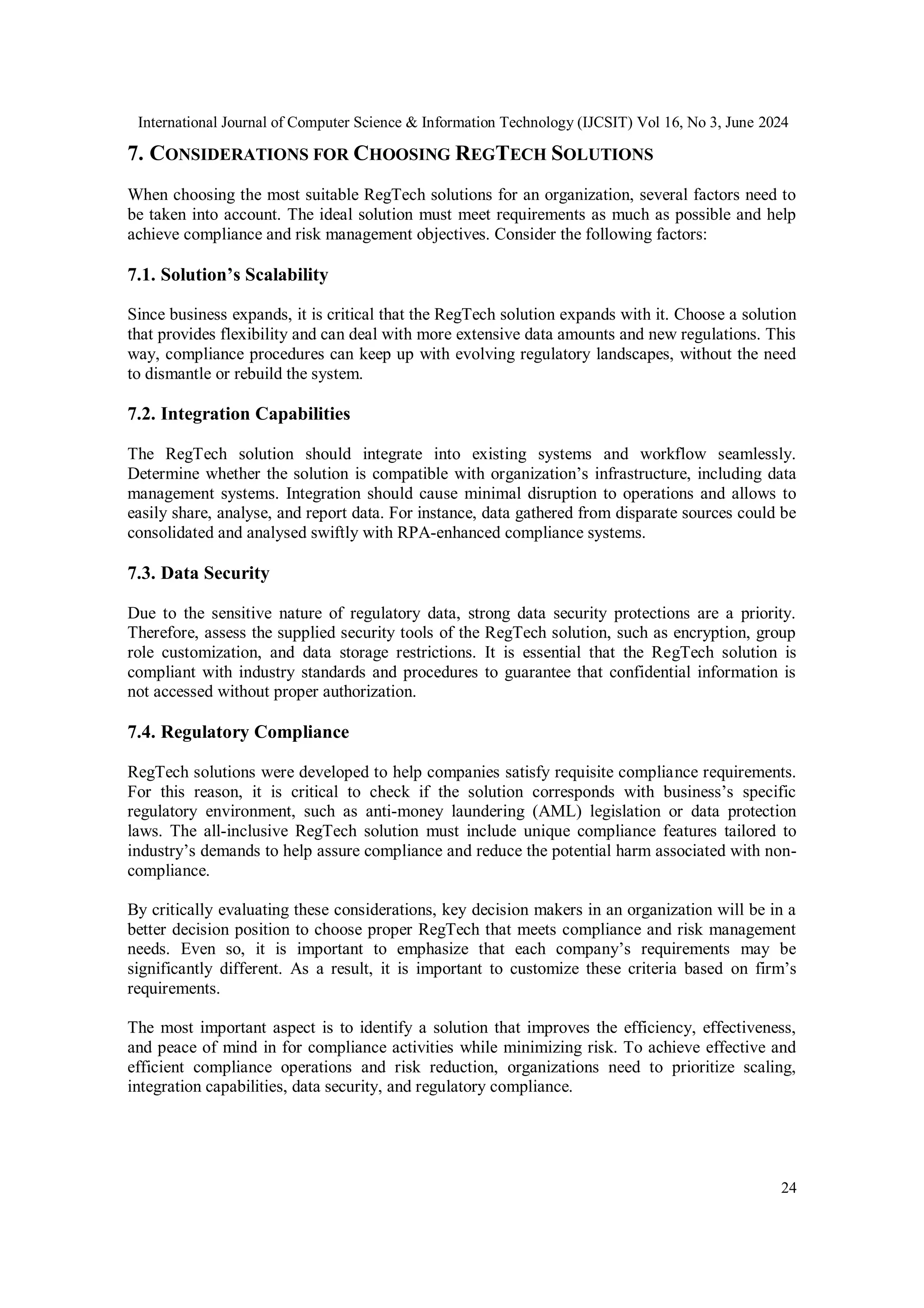 Streamlining Compliance and Risk Management with RegTech Solutions | PDF