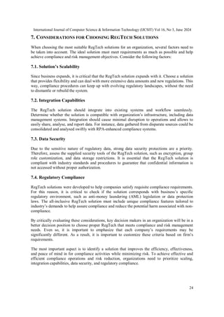 Streamlining Compliance and Risk Management with RegTech Solutions | PDF