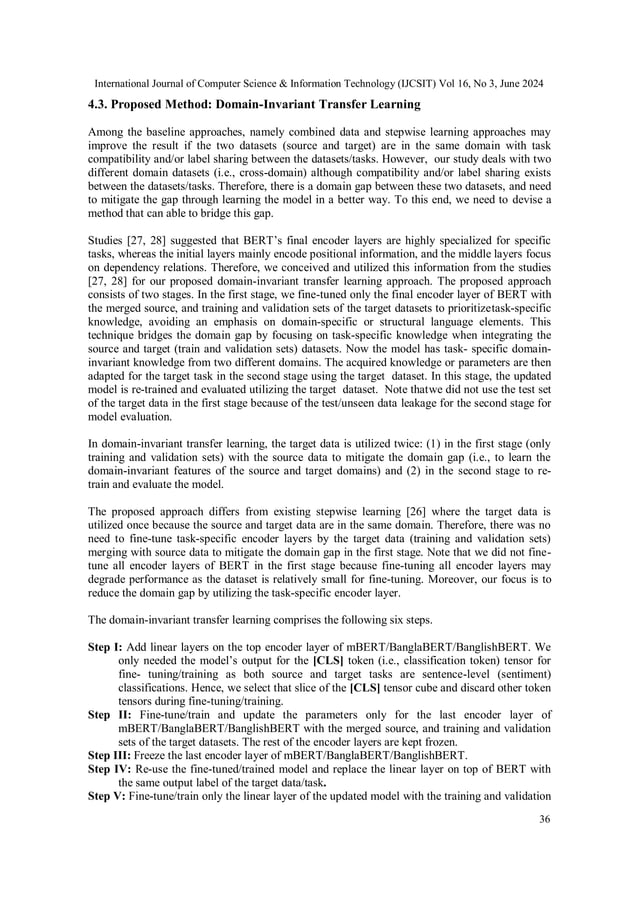 A Domain Invariant Transfer Learning By Bert For Cross Domain Sentiment