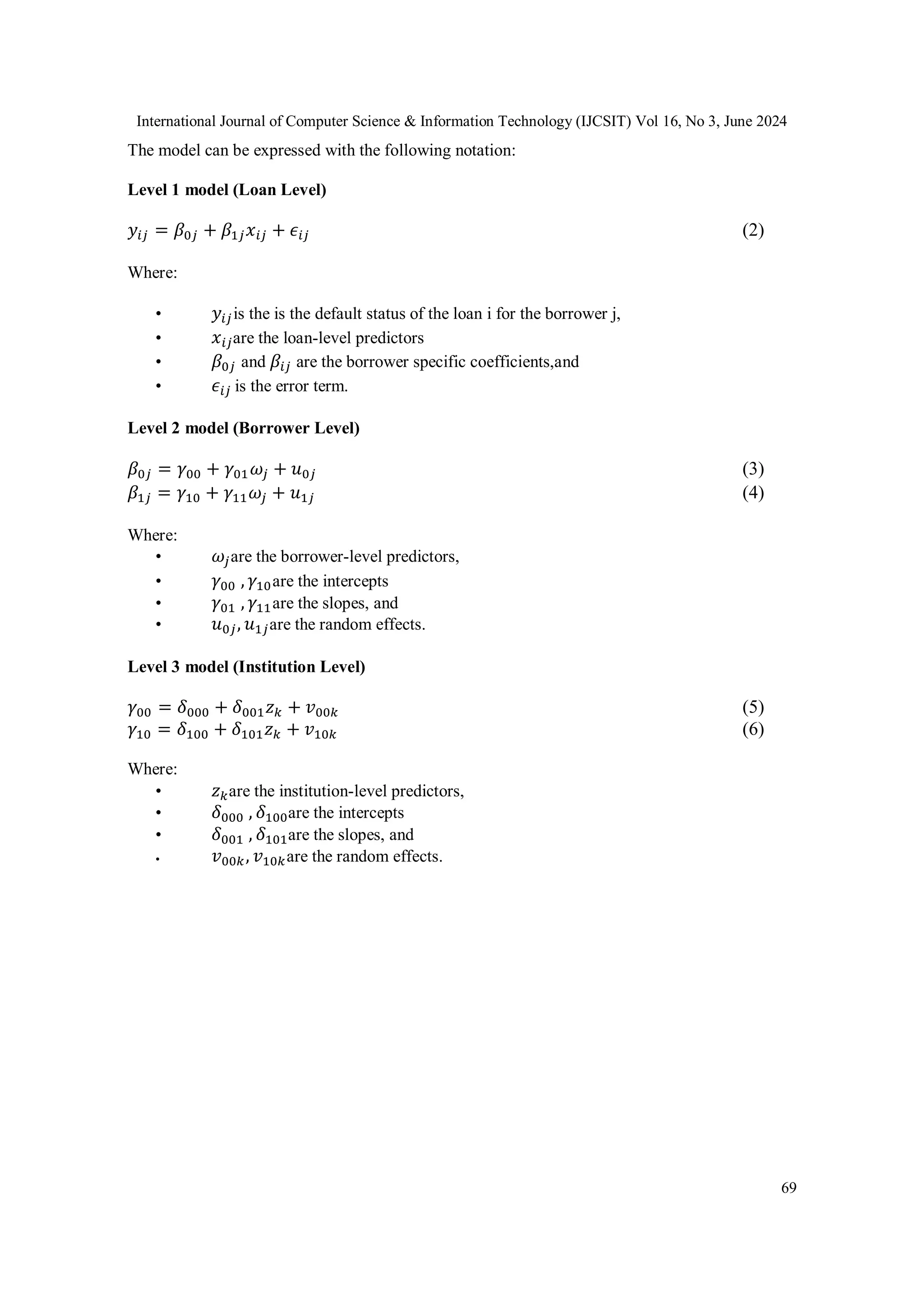 Exploring Bayesian Hierarchical Models for Multi-Level Credit Risk ... Exploring Bayesian Hierarchical Models for Multi-Level Credit Risk ...