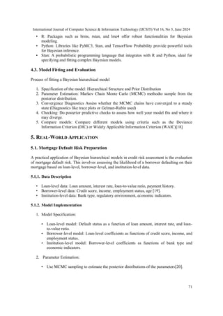 Exploring Bayesian Hierarchical Models for Multi-Level Credit Risk Assessment: Detailed Insights ...