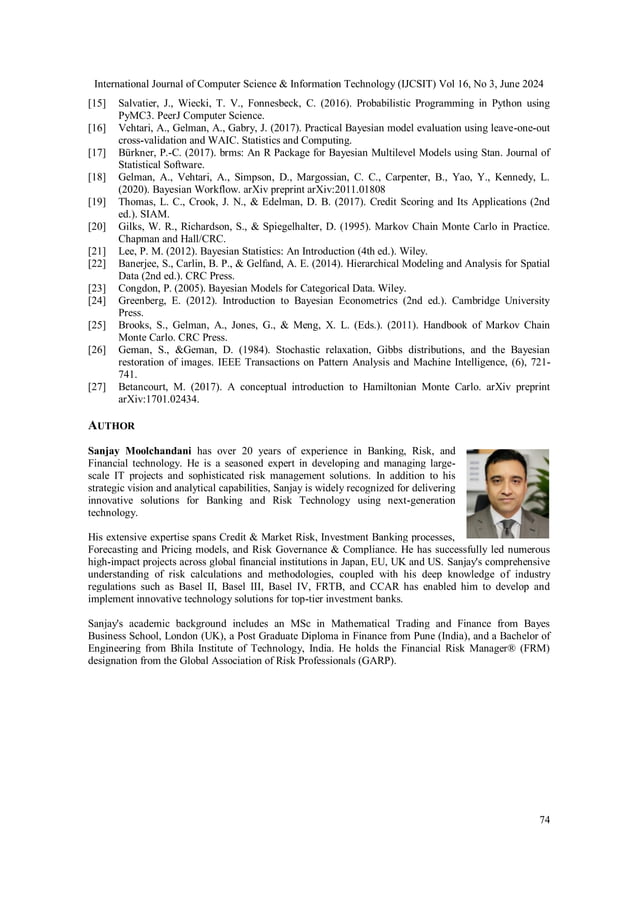 Exploring Bayesian Hierarchical Models for Multi-Level Credit Risk Assessment: Detailed Insights ...