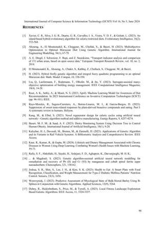 Developing a Genetic Algorithm Based Daily Calorie Recommendation System for Humans | PDF