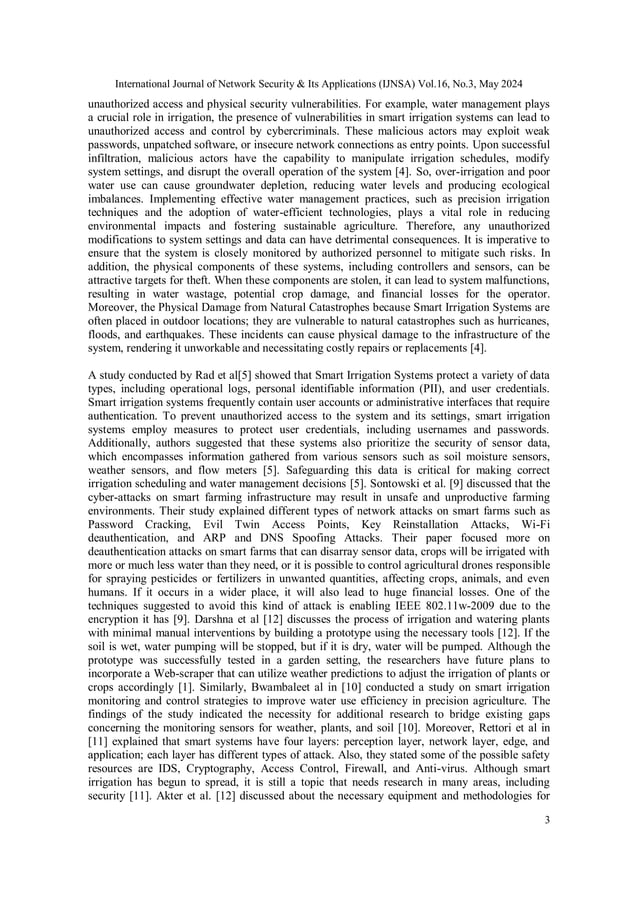 A SYSTEMATIC RISK ASSESSMENT APPROACH FOR SECURING THE SMART IRRIGATION ...