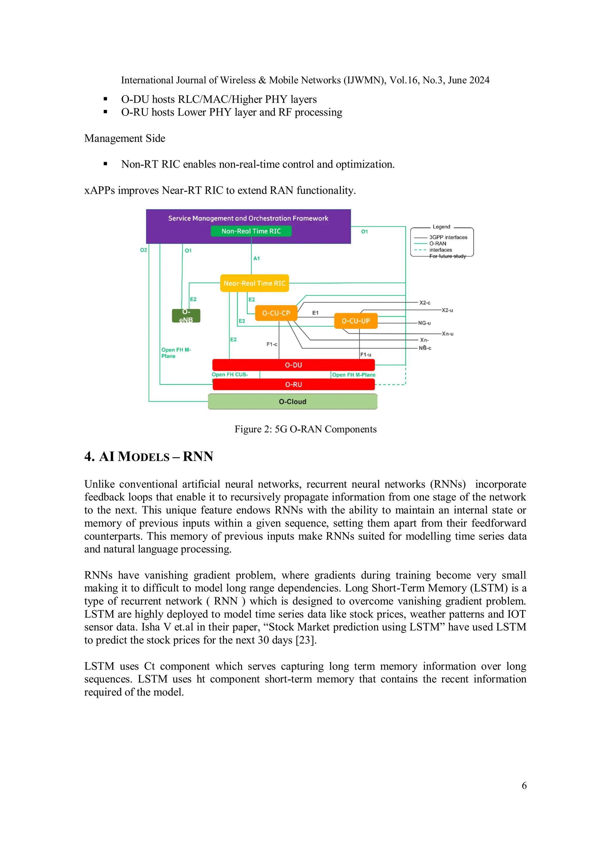 Modified O-RAN 5G Edge Reference Architecture using RNN | PDF