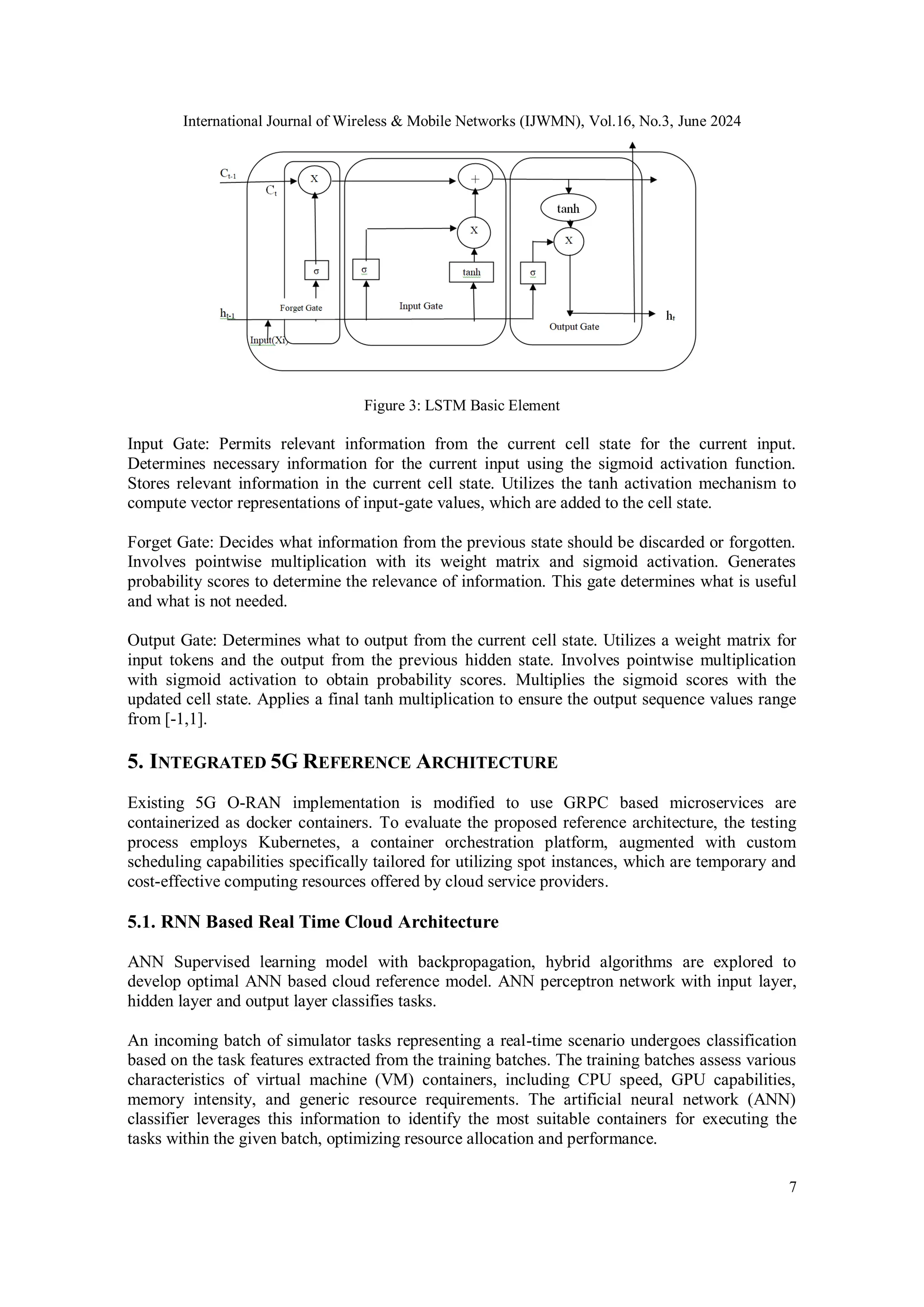 Modified O-RAN 5G Edge Reference Architecture using RNN | PDF