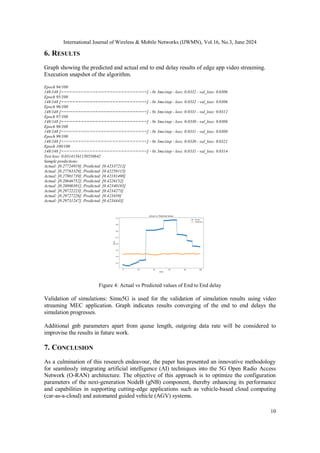 Modified O-RAN 5G Edge Reference Architecture using RNN | PDF