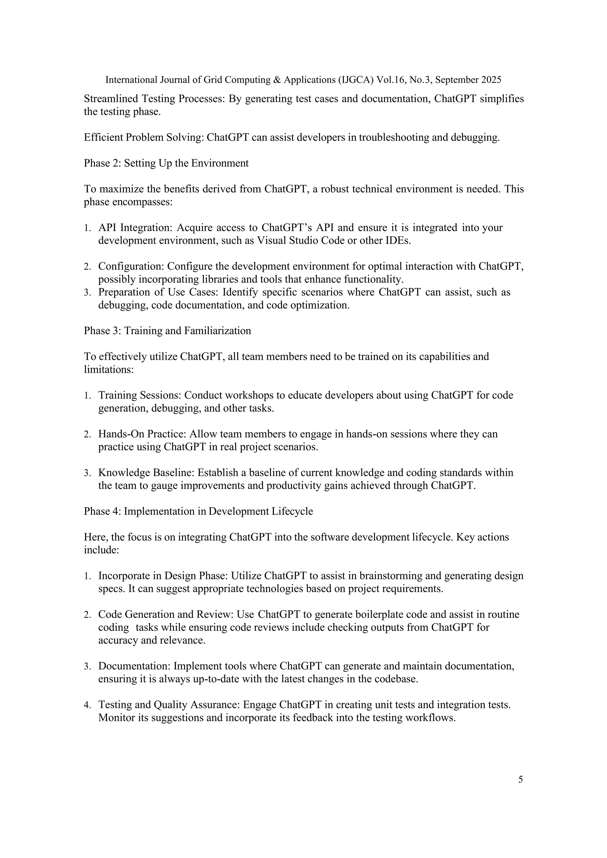 Benefits of Software Engineering Development with Chat-GPT | PDF