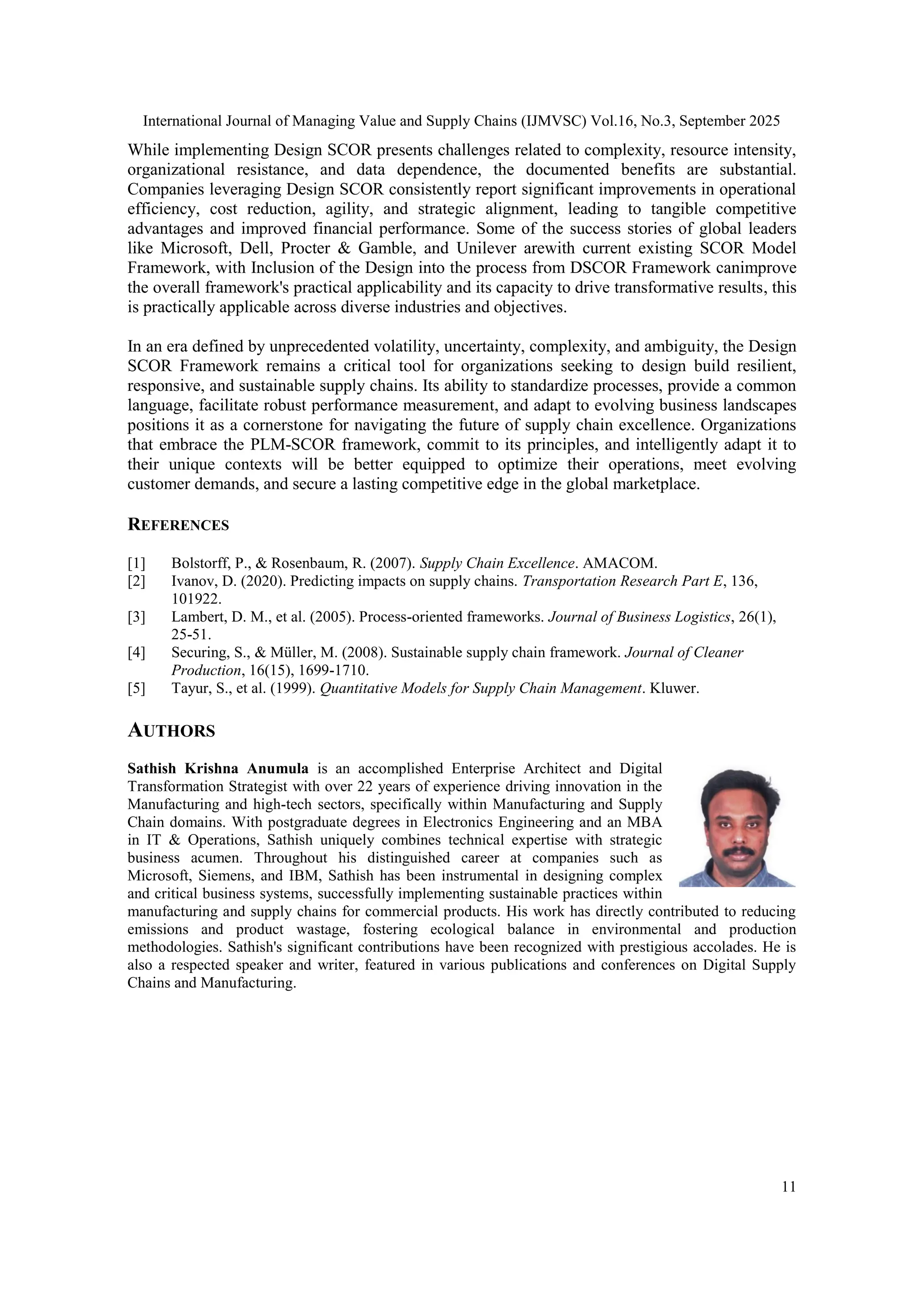 NEXT-GEN SUPPLY CHAINS: A PRODUCT LIFECYCLE MANAGEMENT BASED APPROACH ...
