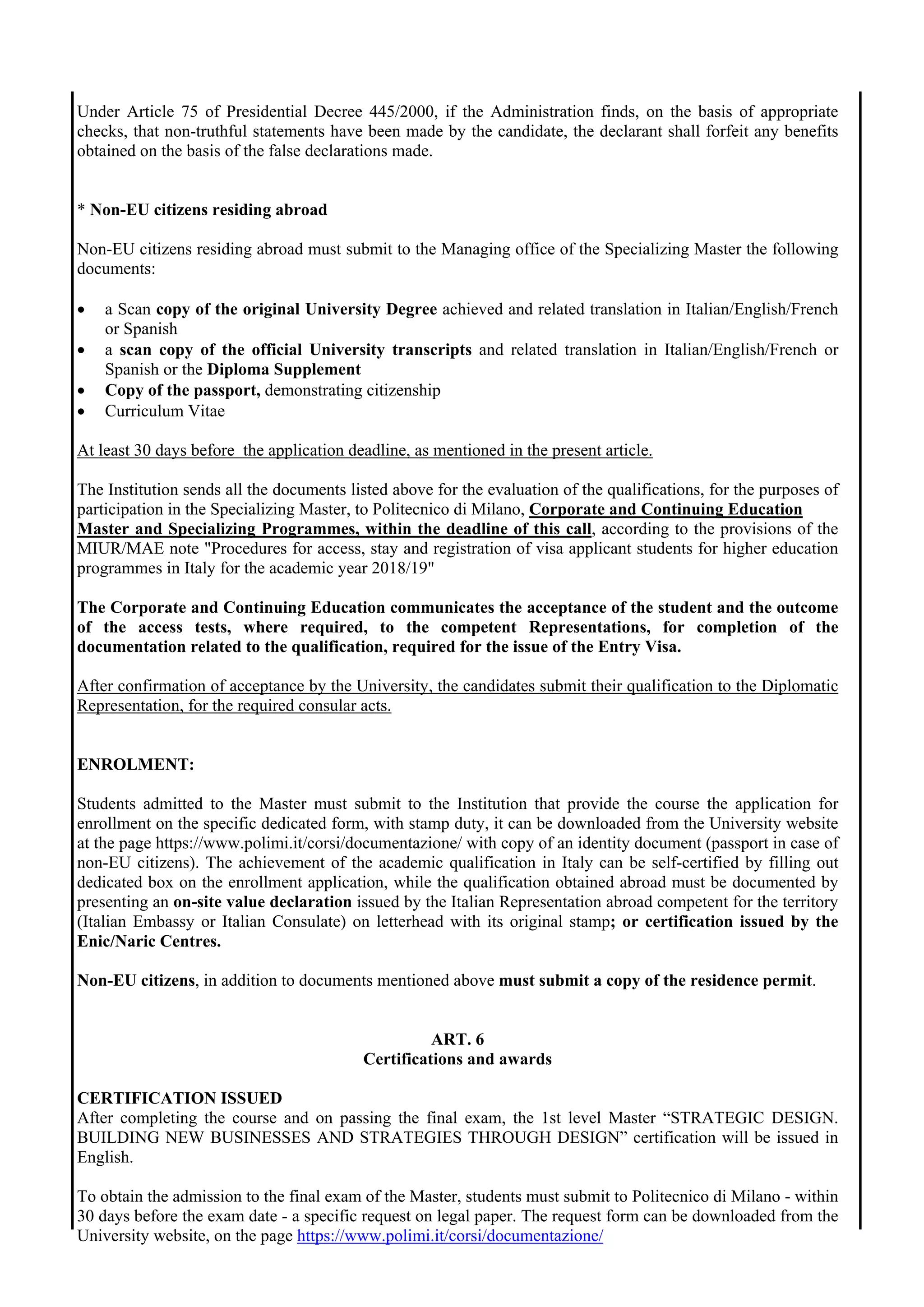 Programa de Estudio Strategic Design | PDF