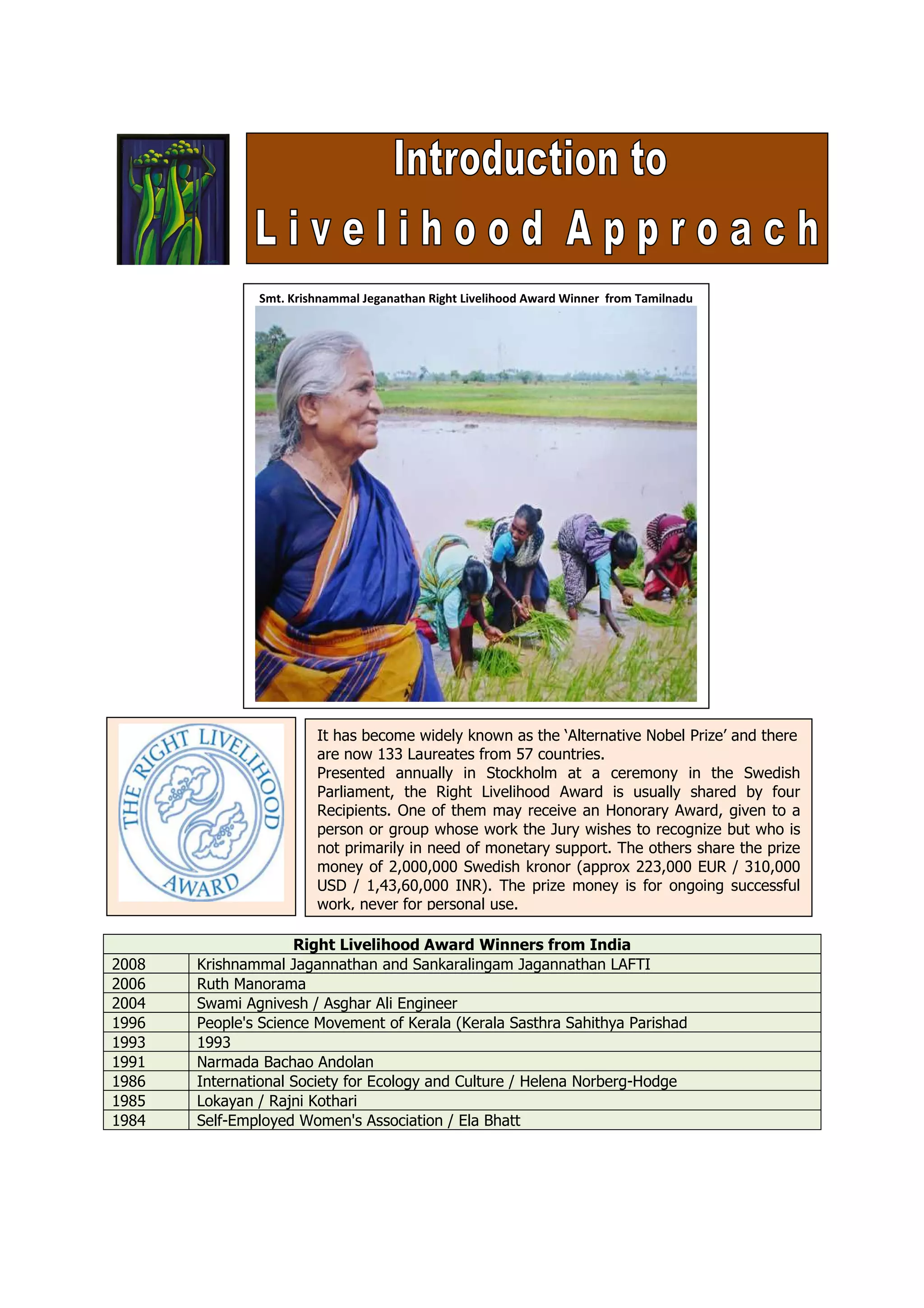 introduction-to-livelihood-framework | PDF