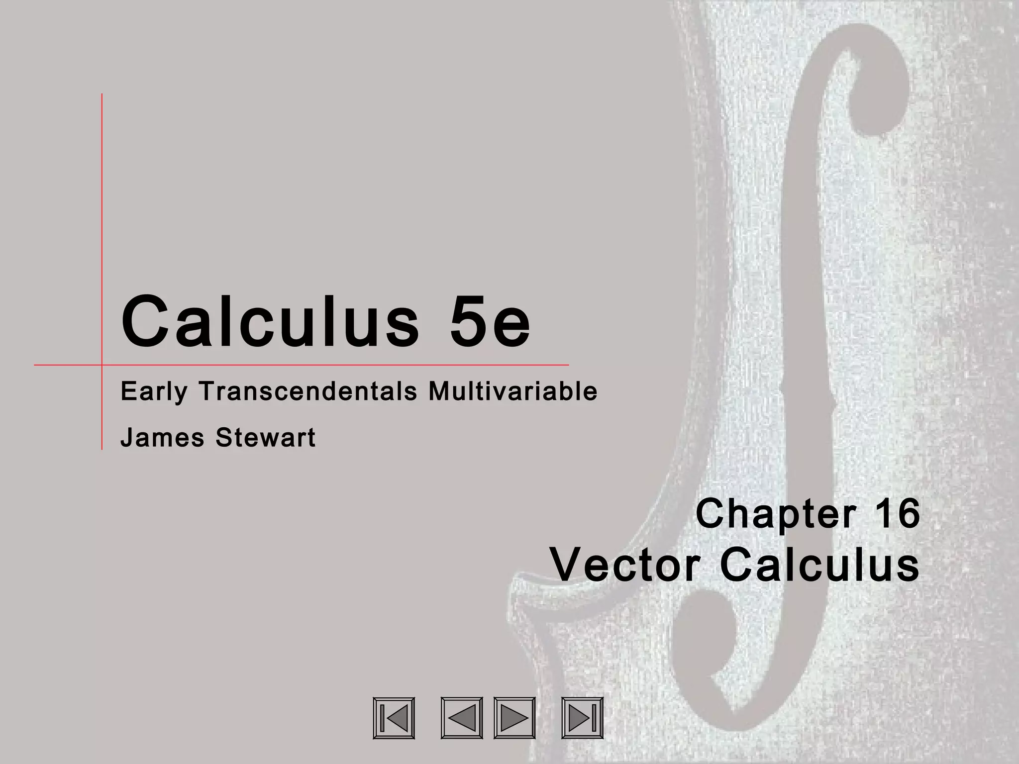 1636 vector calculus | PPT
