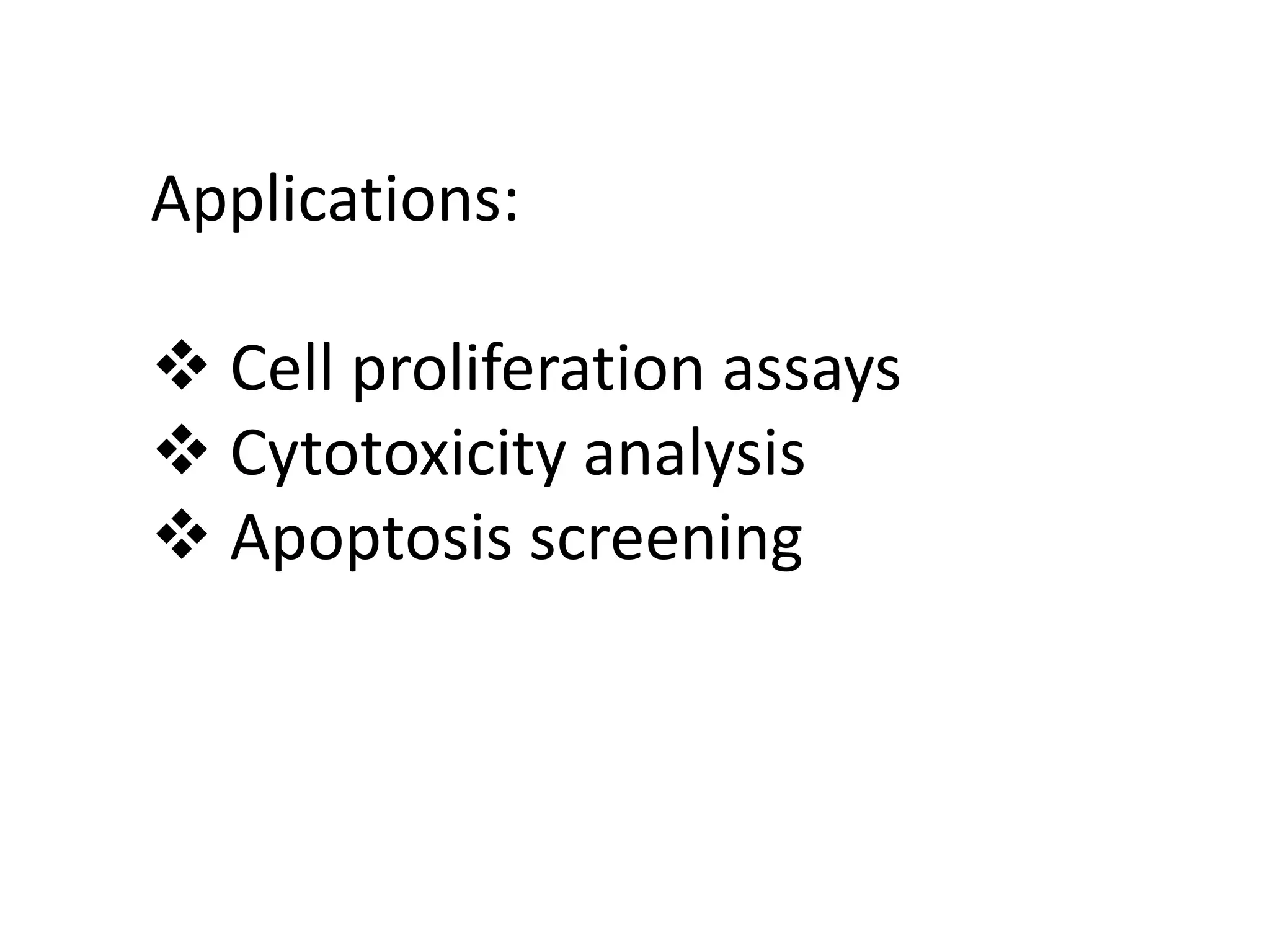 MTT, the priciples and basics of cell proliferation assay.pptx | Biological Sciences | Science