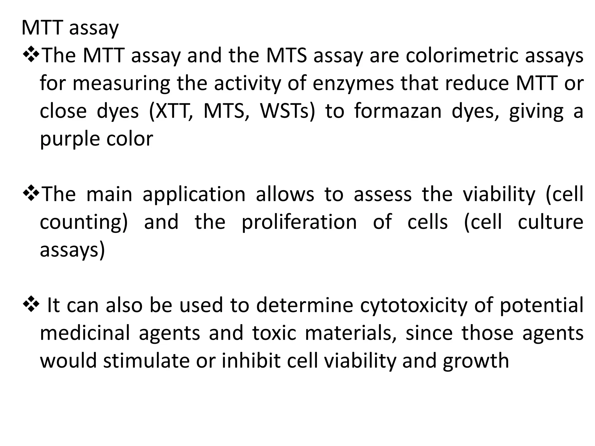 MTT, the priciples and basics of cell proliferation assay.pptx