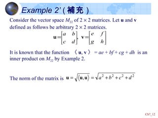 1639 vector-linear algebra | PPT