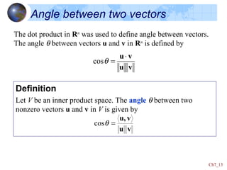 1639 vector-linear algebra | PPT