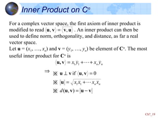 1639 vector-linear algebra | PPT