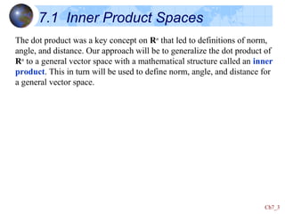 1639 vector-linear algebra | PPT
