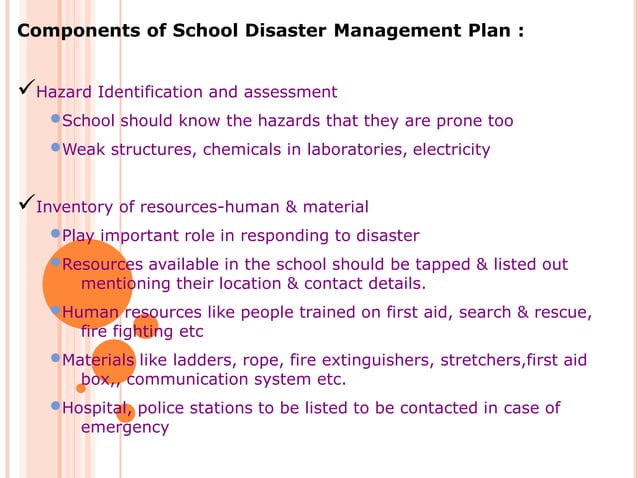 Are you prepared, tips for safety in schools- Disaster Management | PPT