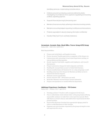 Mohamed Samy Elfeky C V | PDF