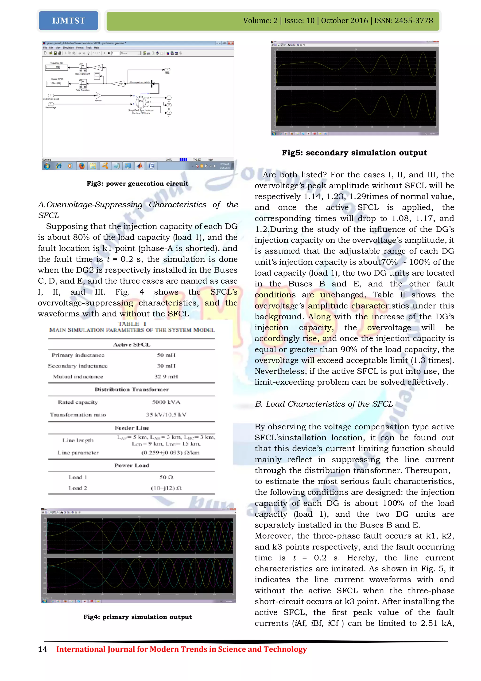 Aircraft Electrical Power Generation & Distribution System Units Through an Active Type SFCL | PDF