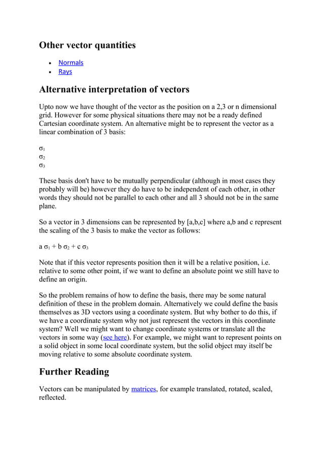 1640 vector-maths | PDF