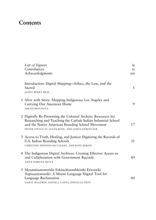 Digital Mapping And Indigenous America Janet Berry Hess | PDF