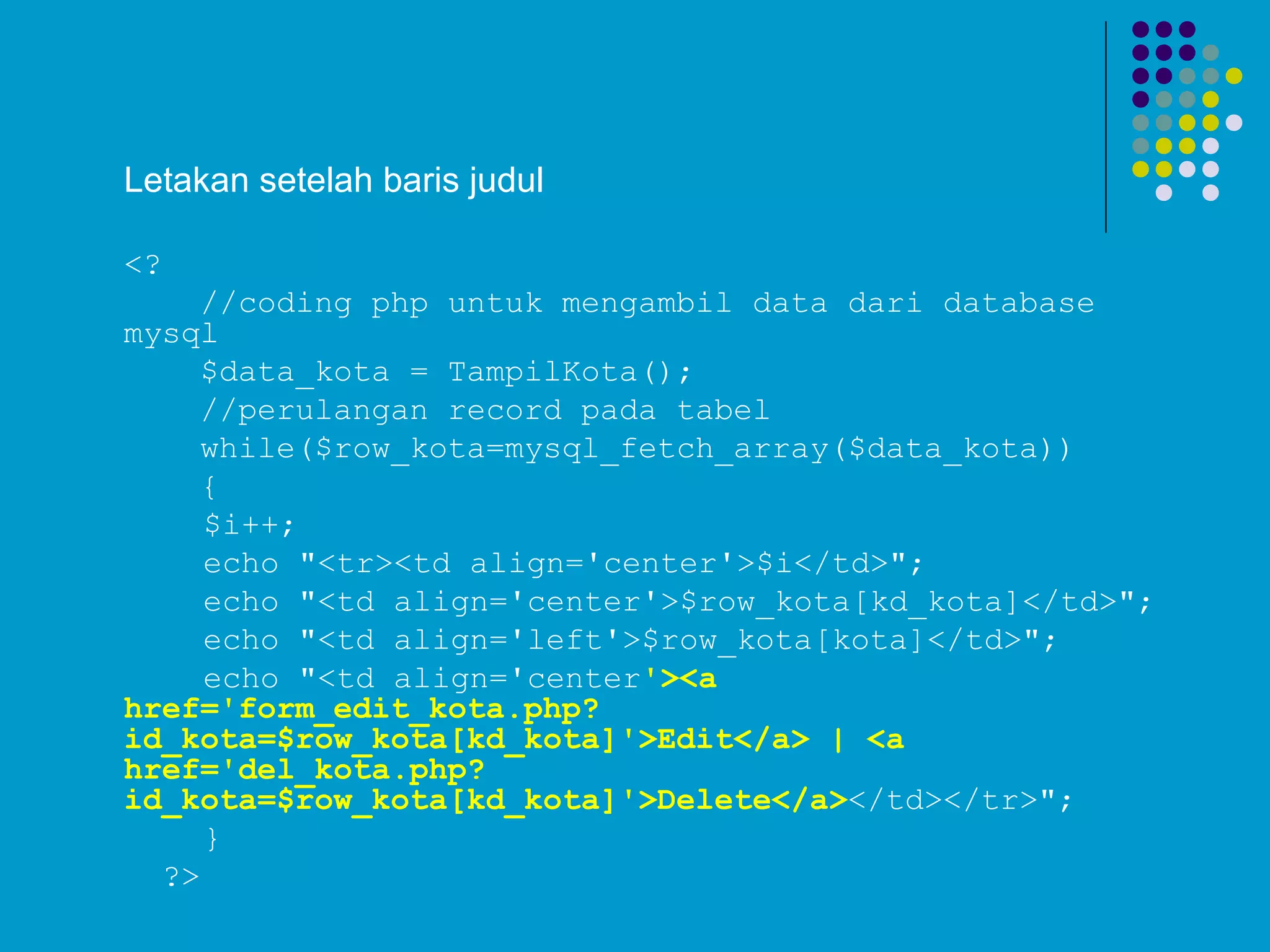 16406 pertemuan17(konsep basis-data-di-web) | PPT