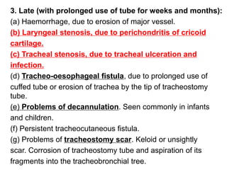 Tracheostomy complications pediatric by Aditya Rana mbbs | PPT
