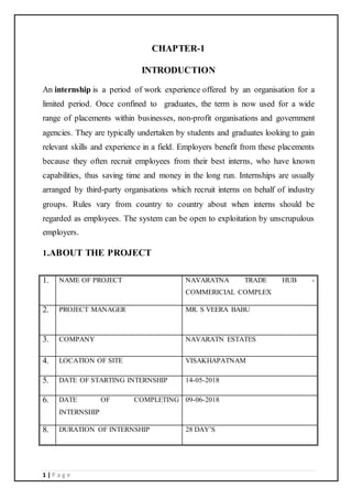 internship report report | DOCX